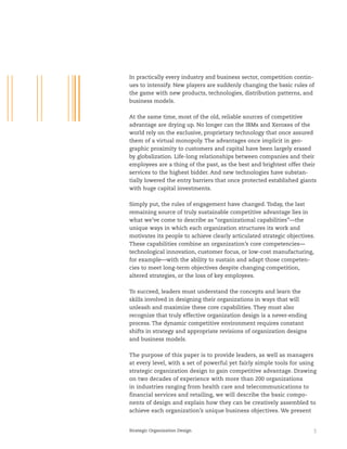 Strategic orgdesign | PDF