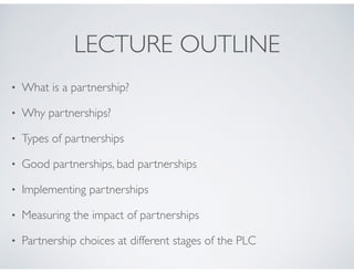 Partnerships: A Primer | PDF