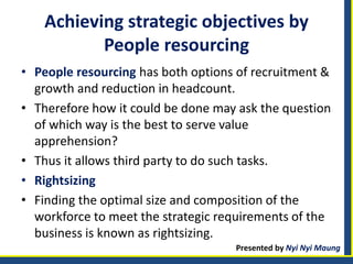 Strategic people resourcing | PPT