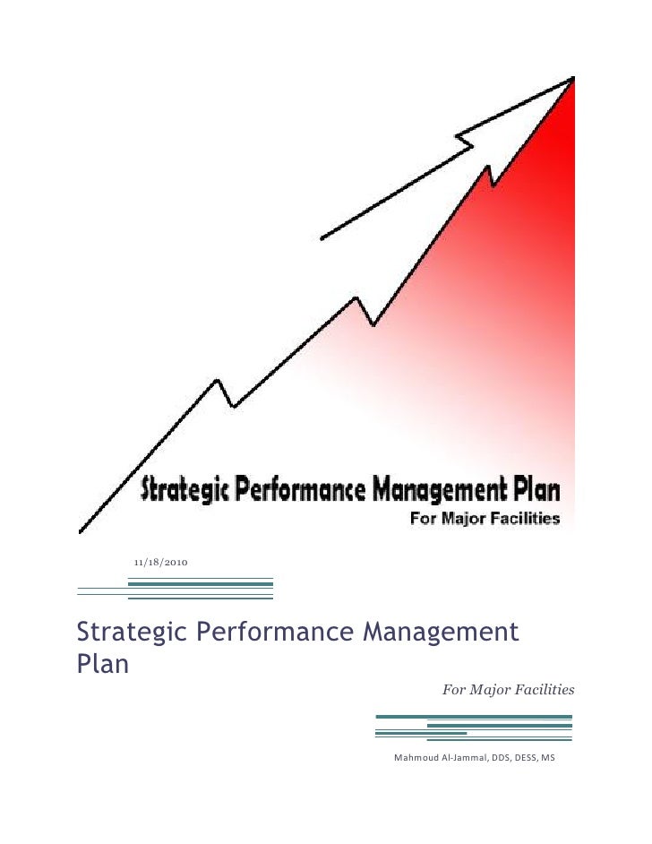 Strategic Performance Plan