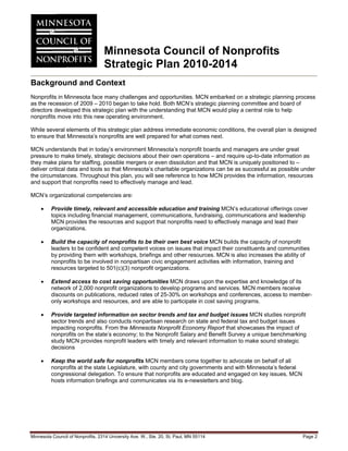 2010-2014 Strategic Plan | PDF