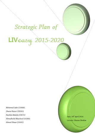 Strategic plan of LIVeasy | PDF