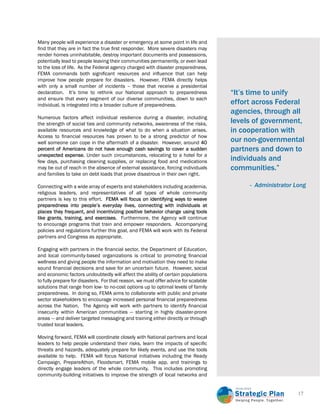 FEMA 2018-2022 Strategic Plan for private sector emergency preparedness ...