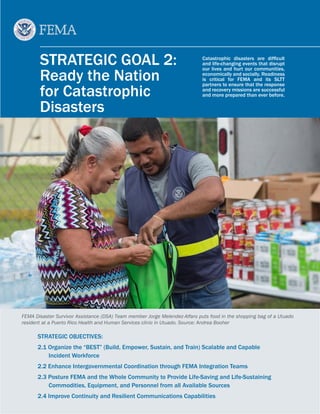 FEMA 2018-2022 Strategic Plan for private sector emergency preparedness ...