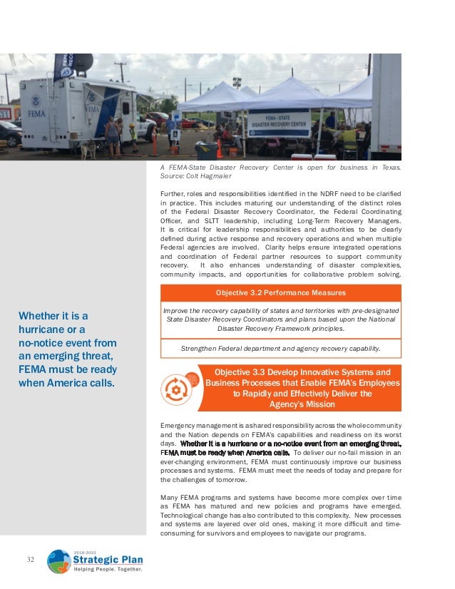 FEMA 2018-2022 Strategic Plan for private sector emergency preparedne…