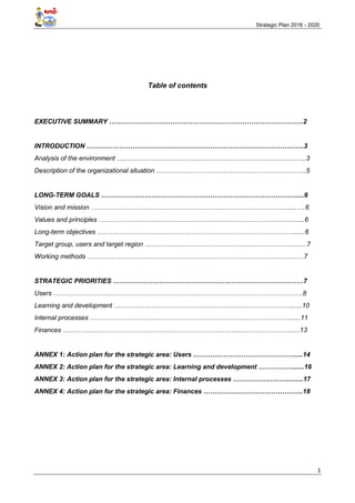 Strategic Plan 2016 2020 of the First Children's Embassy in the World ...