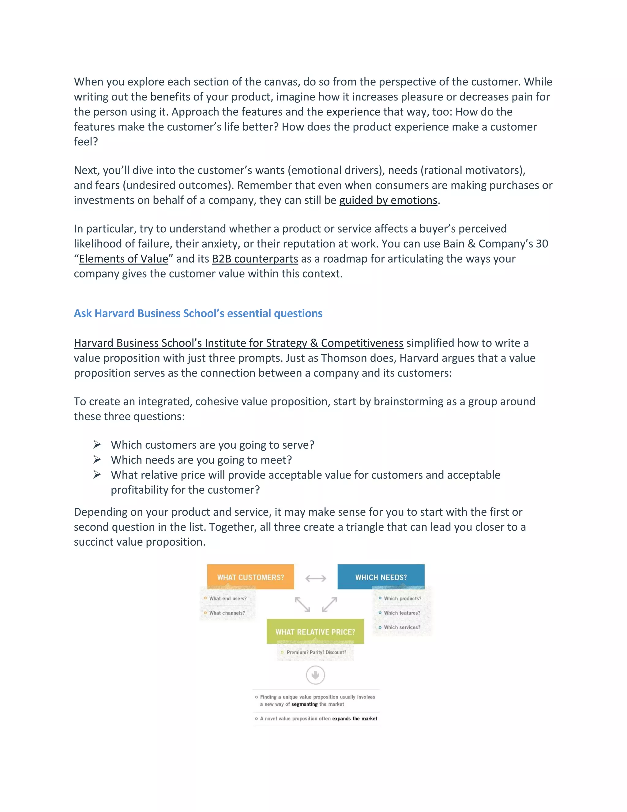 Strategic Plan & Business Models - Value Proposition | PDF