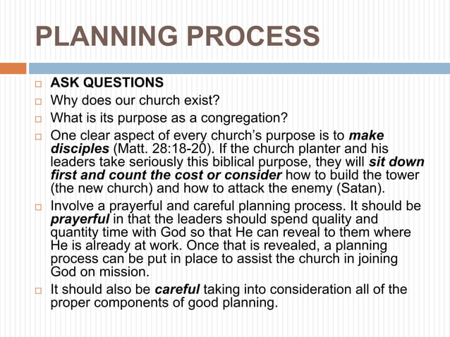 Strategic planning for churches | PPTX | Christianity | Religion ...