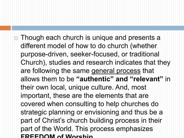 Strategic planning for churches | PPTX | Christianity | Religion ...