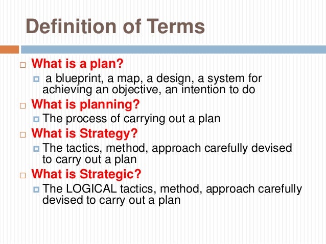 Strategic planning for churches