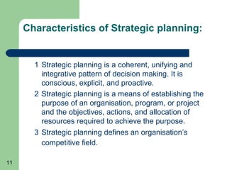 Strategic planning | PPT