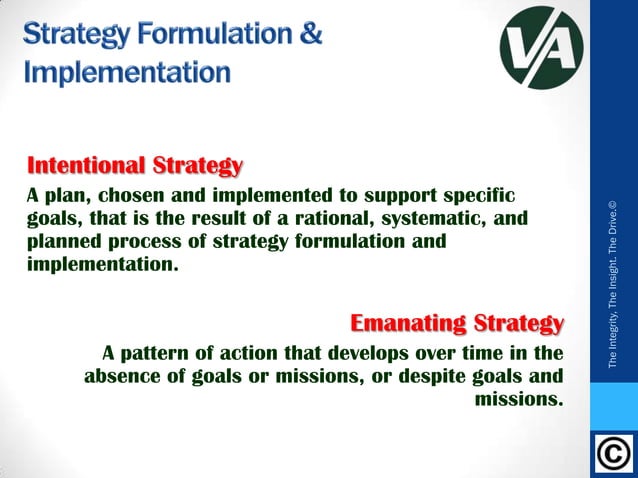 Strategy Formulation & Implementation | PPTX