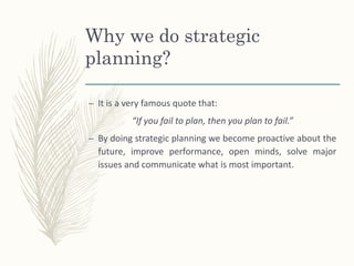 Strategic planning | PPTX