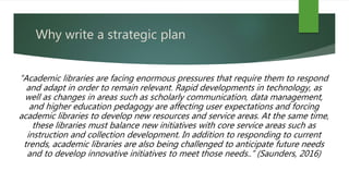 Strategic Planning in Libraries | PPTX