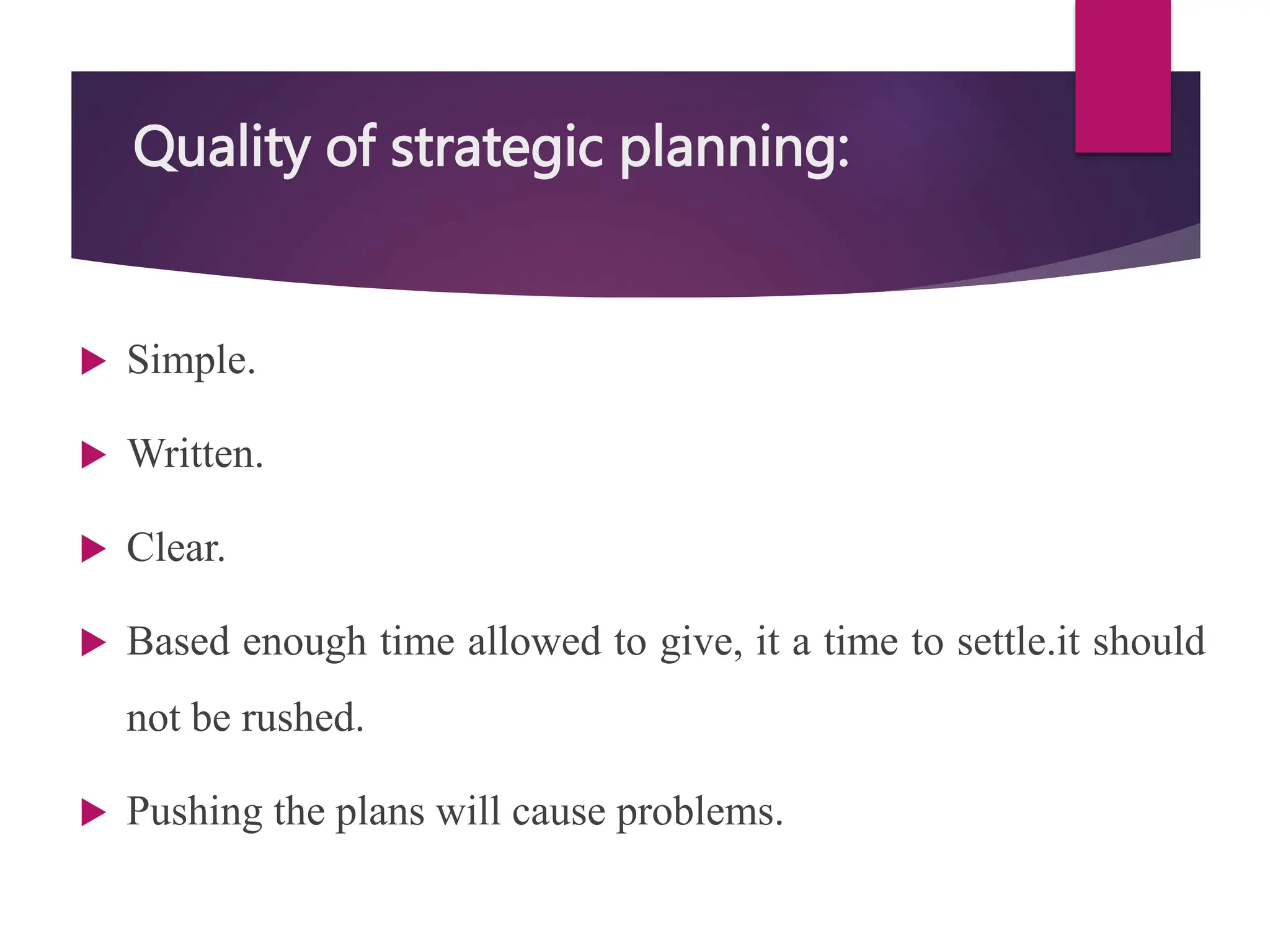 STRATEGIC PLANNING for nursing Management | PPTX