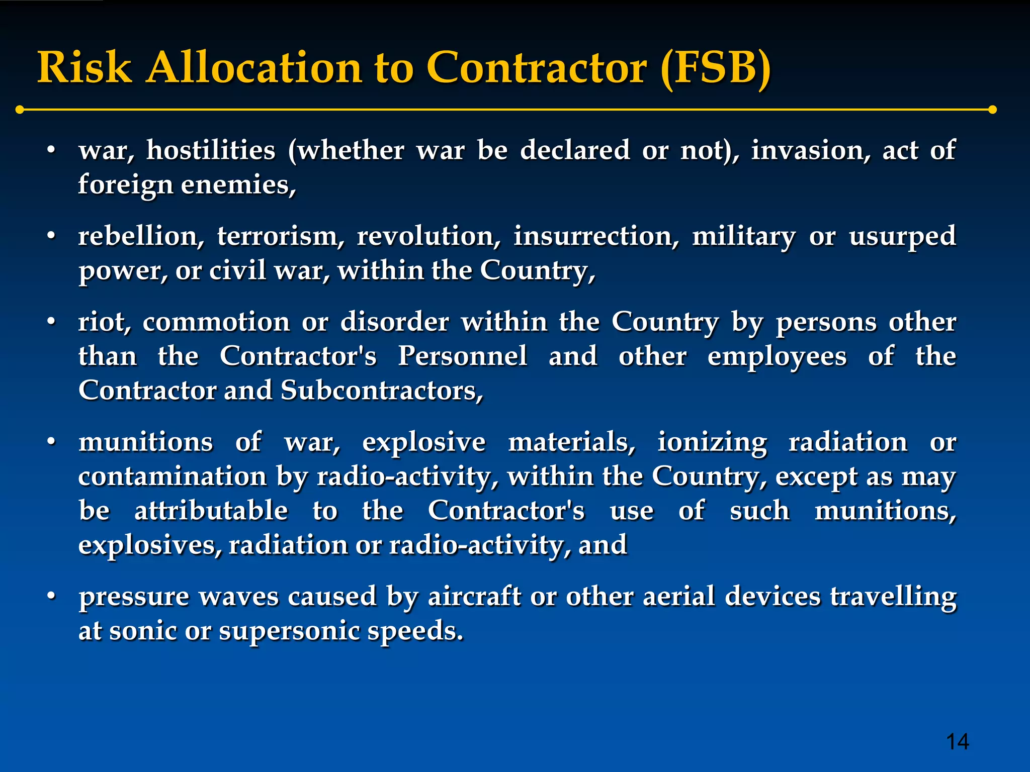 Strategic Planning : the best way to manage EPC Contract Risks | PDF