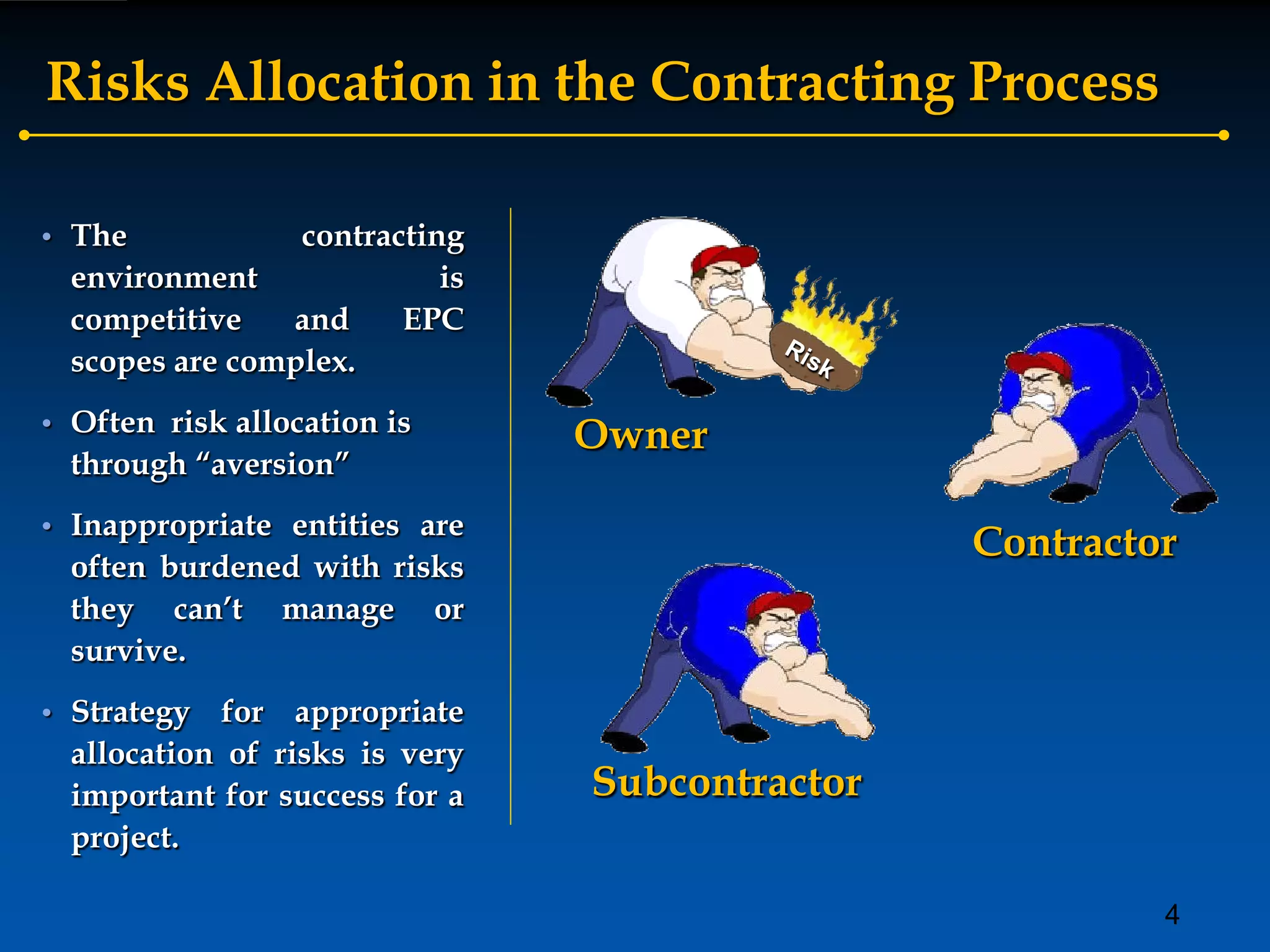 Strategic Planning : the best way to manage EPC Contract Risks | PDF