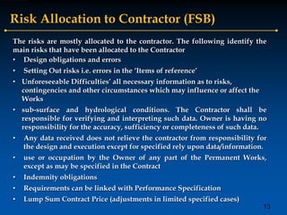 Strategic Planning : the best way to manage EPC Contract Risks | PDF