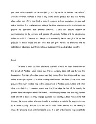 Strategic planning and implementation for adidas | DOCX