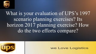 Ups Case Study | PPTX