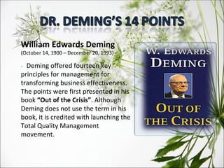 Anatomy of Strategic Quality Managment | PPT