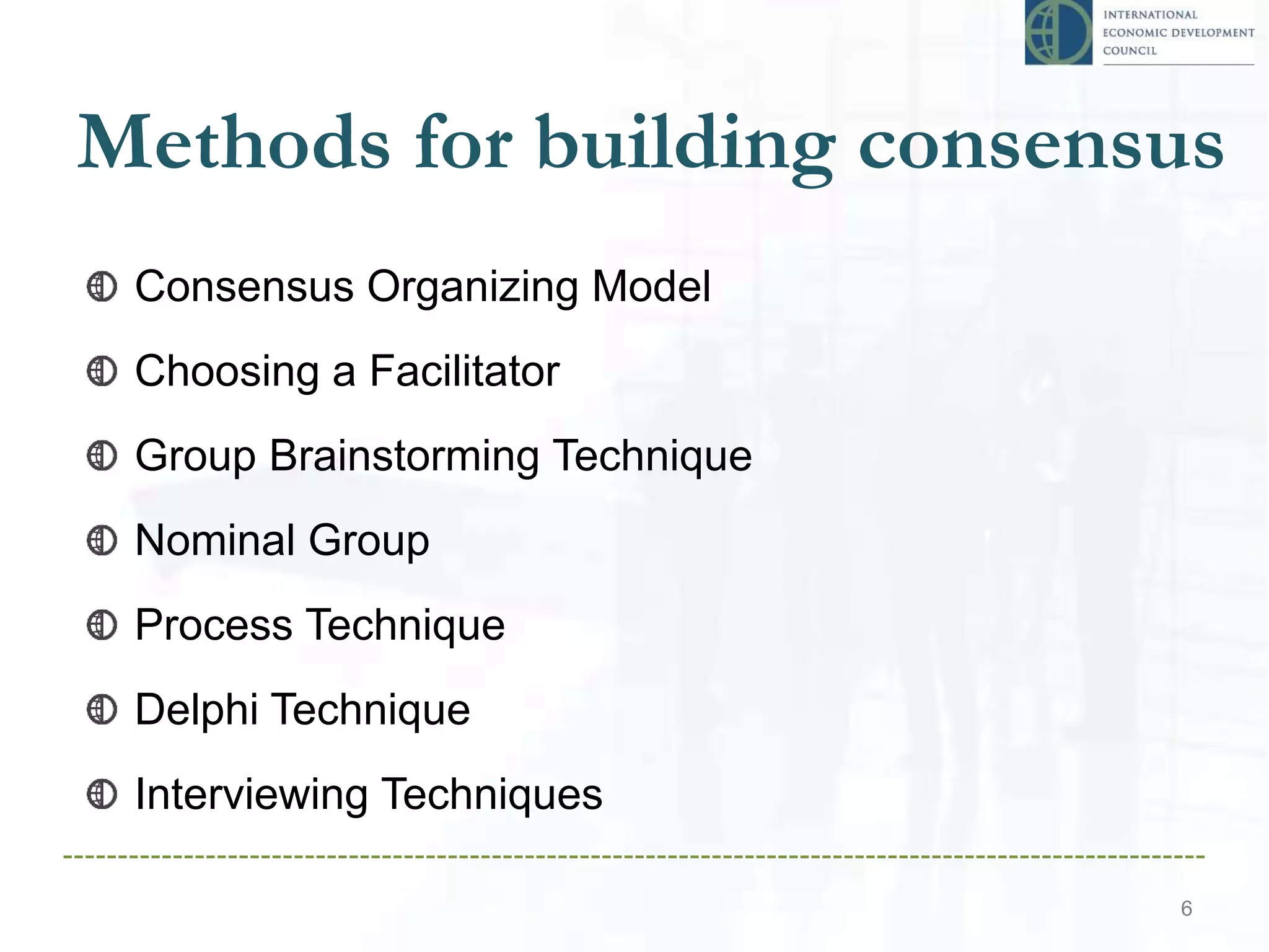 Strategic planning consensus | PPTX