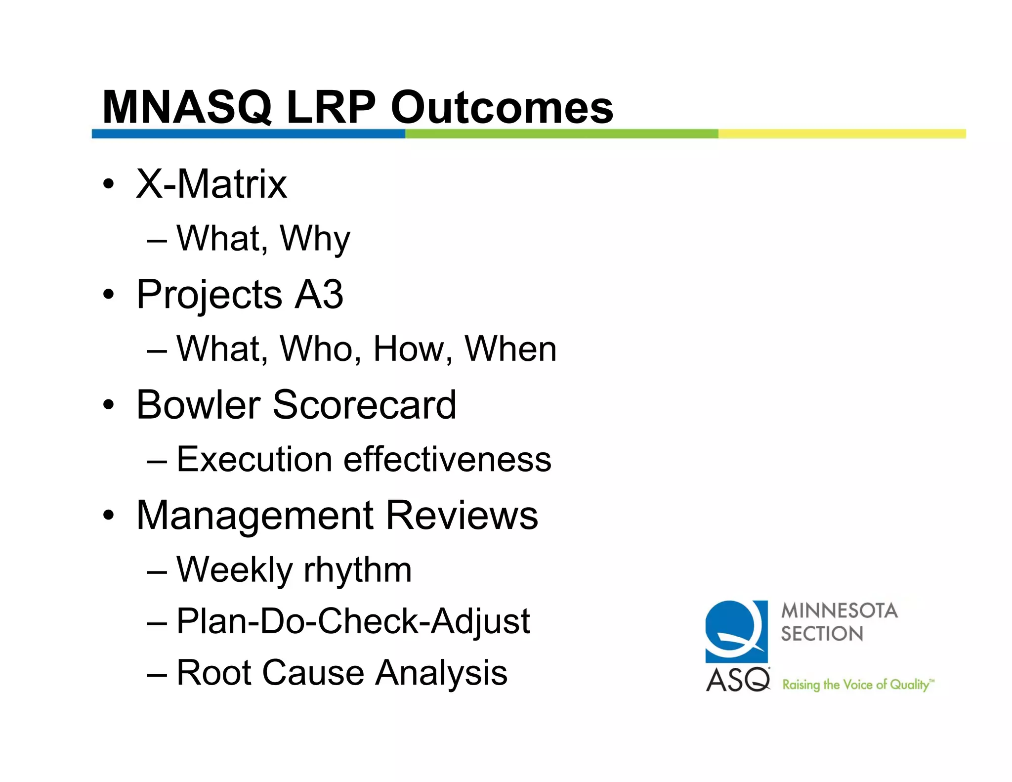 Strategic planning & execution using the x matrix w225 | PDF