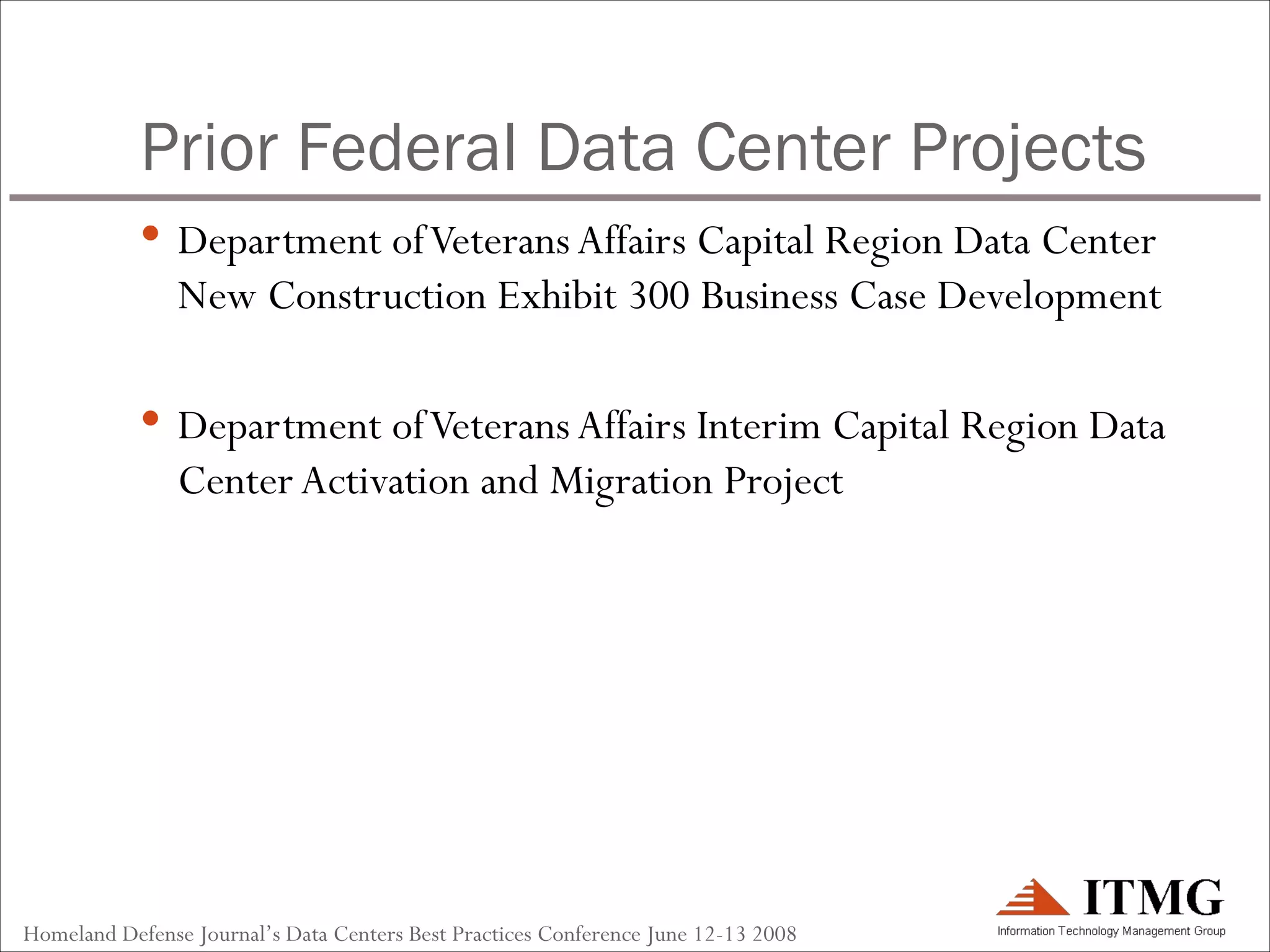 Strategic Planning For Government Data Centers Presentation | PPT