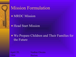 Strategic Planning in Head Start | PPT