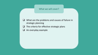 What IS Strategic Planning? | PPTX