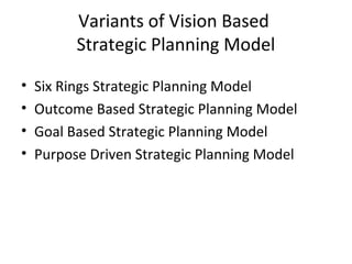 Strategic Planning Models | PPT