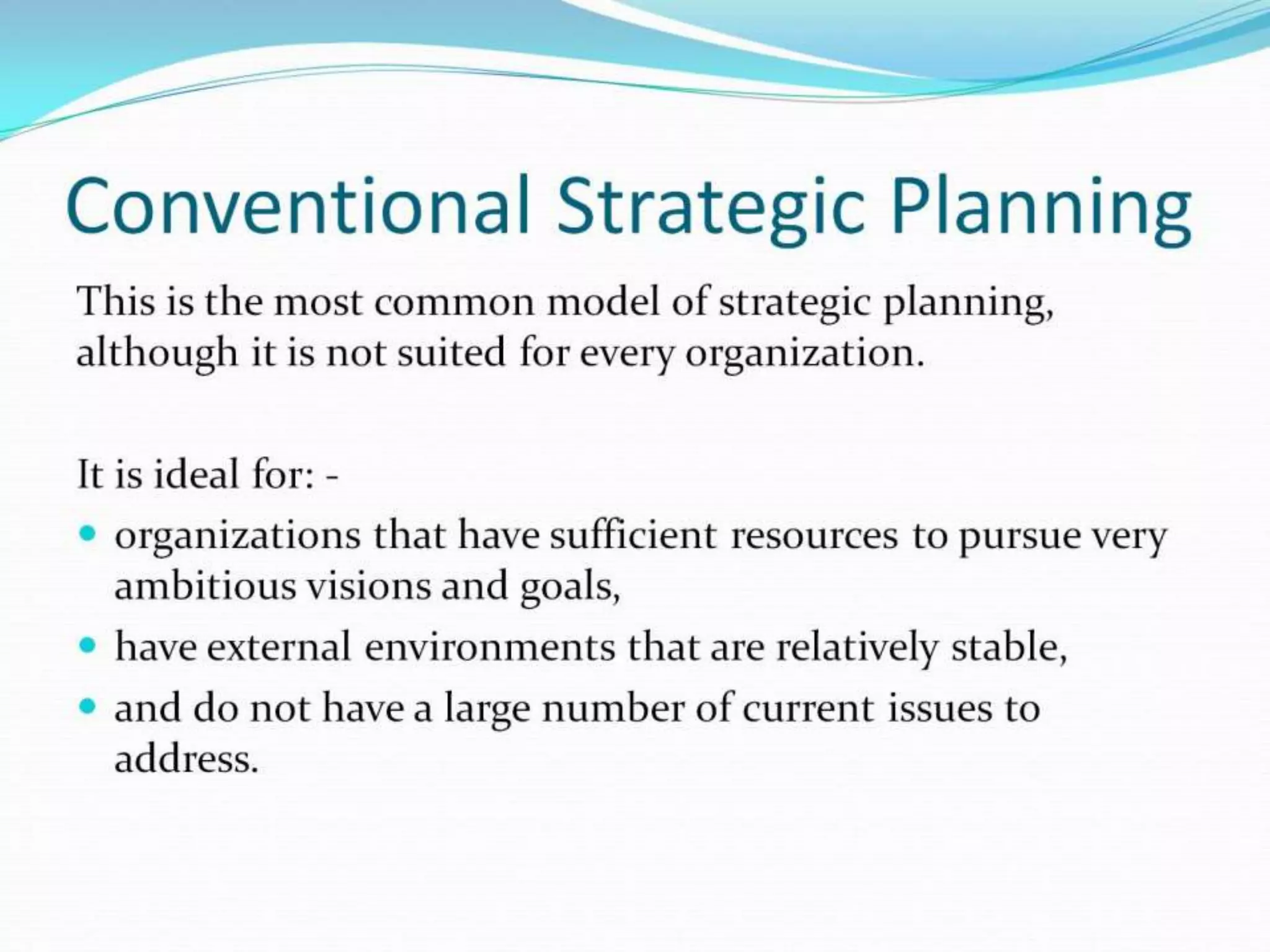 Strategic planning models - Management Information Systems | PPTX