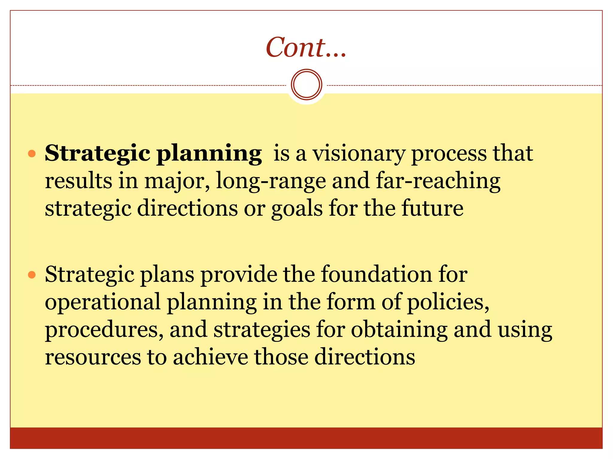 Strategic planning overview | PPT