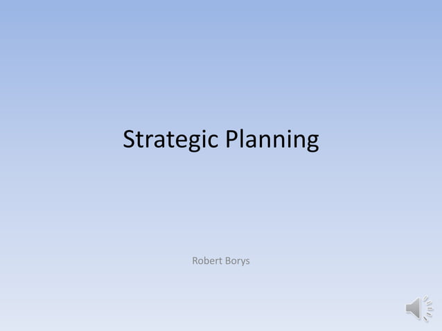 Strategic planning powerpoint | PPTX