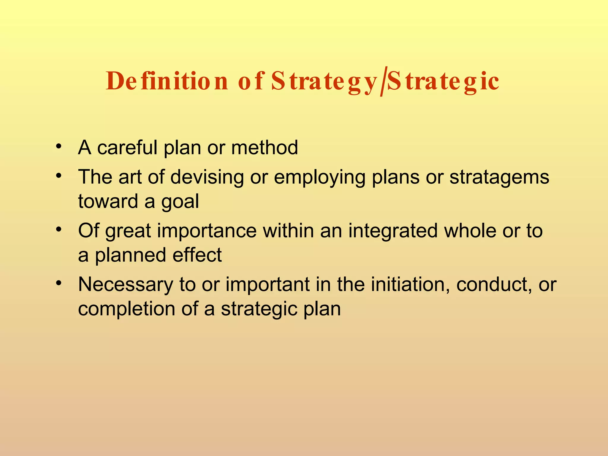Strategic Planning PowerPoint Presentation | PPT