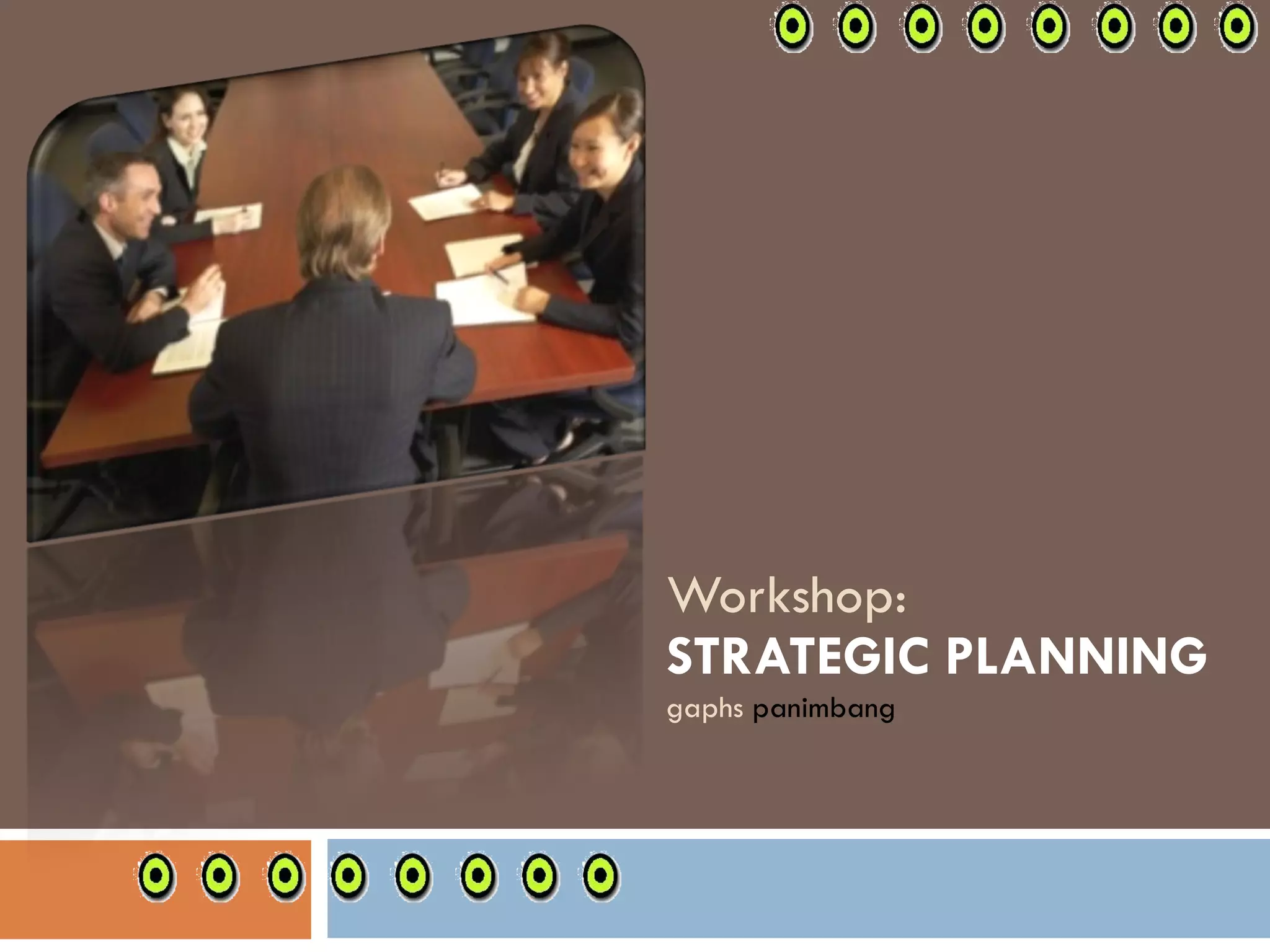 Strategic Planning Workshop | PPT
