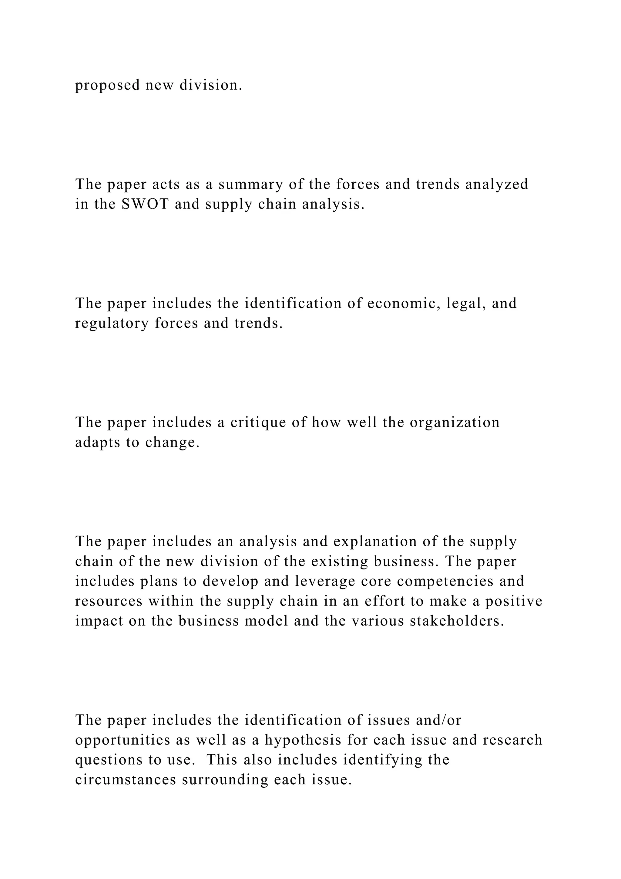 Strategic Plan Part 2 SWOT Analysis Paper Grading GuideBUS.docx