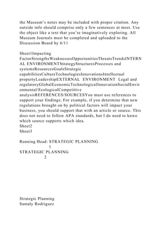 Strategic Plan Part 2 SWOT Analysis Paper Grading GuideBUS.docx