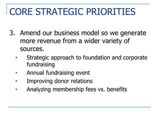 Strategic Plan Presentation from AGM 2011 | PPT