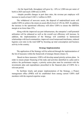 Strategic Development Plan of USPA for 2021-2025 (unofficial ...