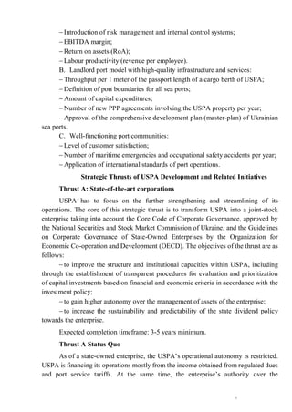 Strategic Development Plan of USPA for 2021-2025 (unofficial ...