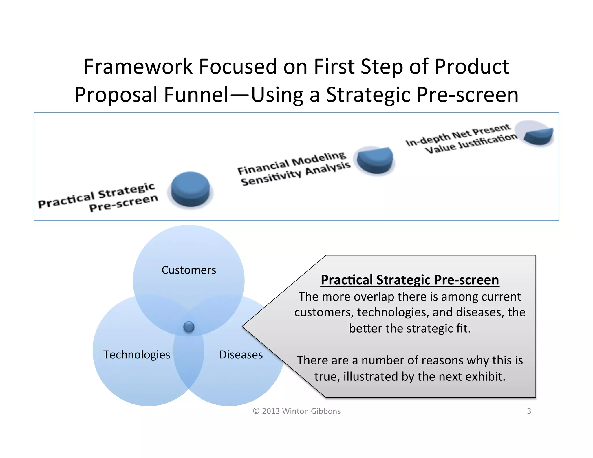 Strategic practical product screening framework | PDF | Business ...