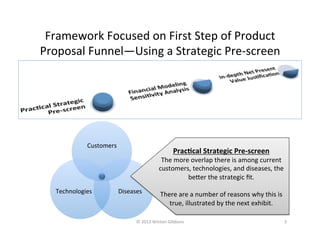 Strategic practical product screening framework | PDF | Business ...
