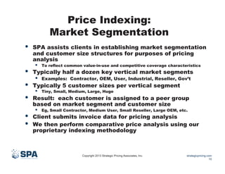 Strategic Pricing Associates (SPA) Overview Jan-2014 | PPT
