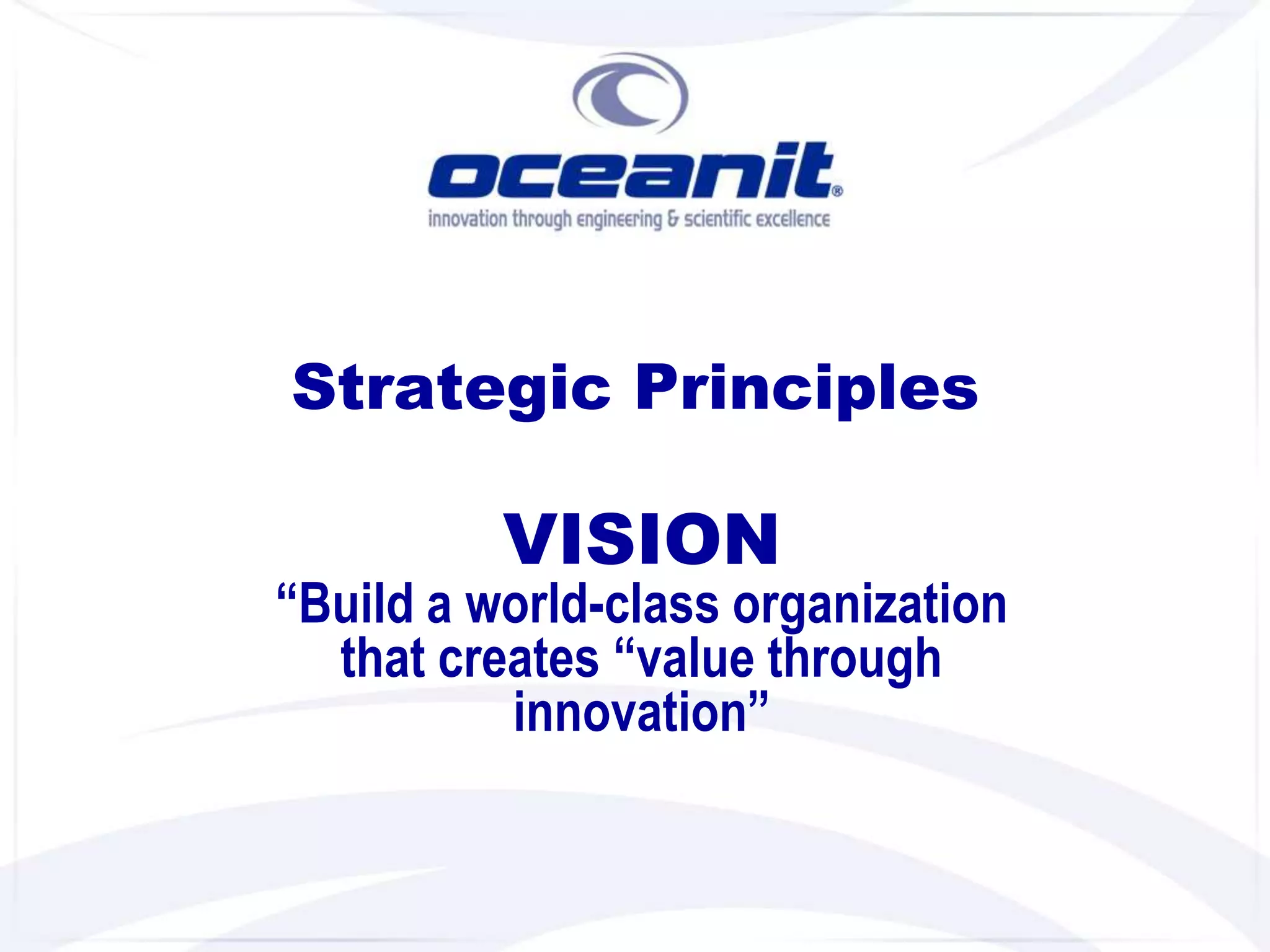 Strategic Principles - VISION | PPSX