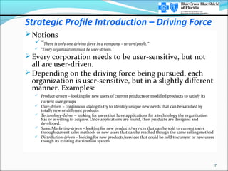 Strategic profile and strategic thinking overview | PPT