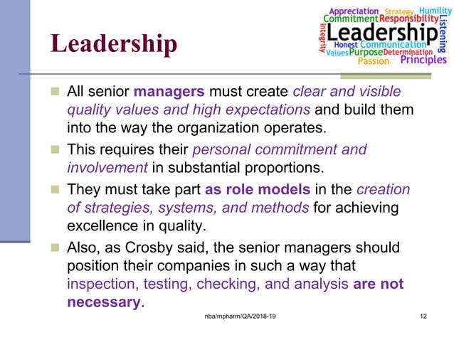 Strategic quality management | PPTX