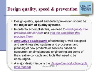 Strategic quality management | PPTX