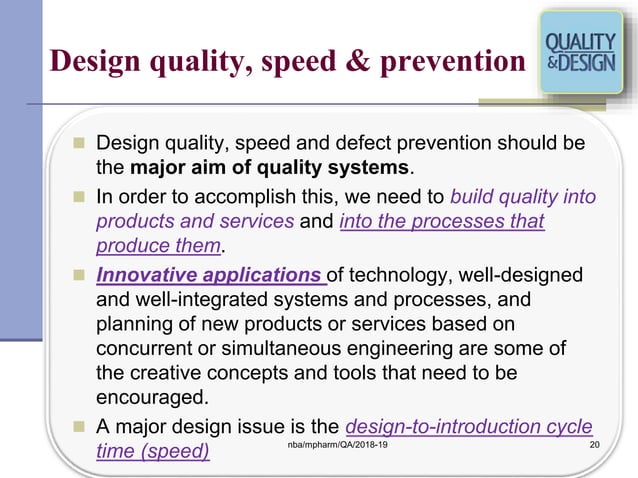 Strategic quality management | PPTX