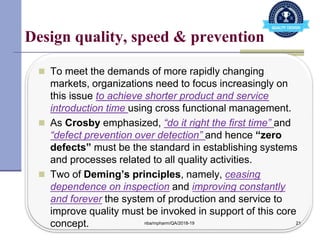 Strategic quality management | PPTX